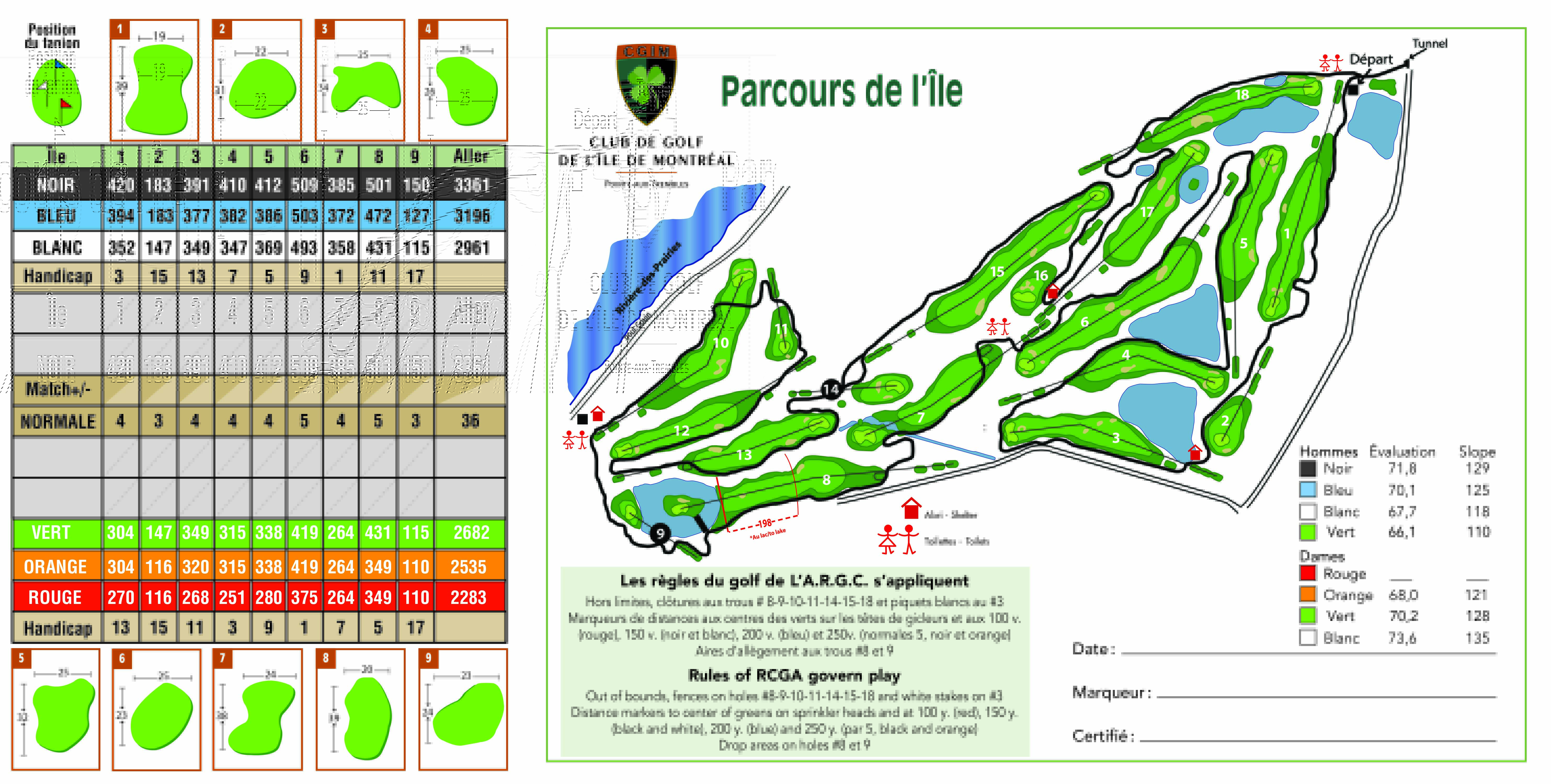 Parcours de l’île – Club de Golf de l'Île de Montréal